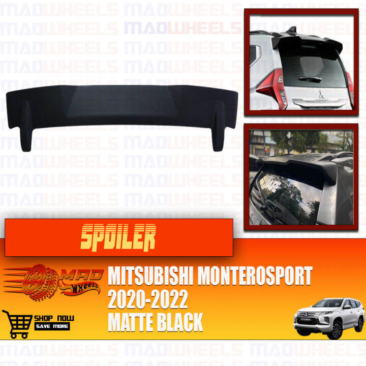 Mitsubishi Montero 2020-2022 Rear Spoiler (Matte Black Finished ...