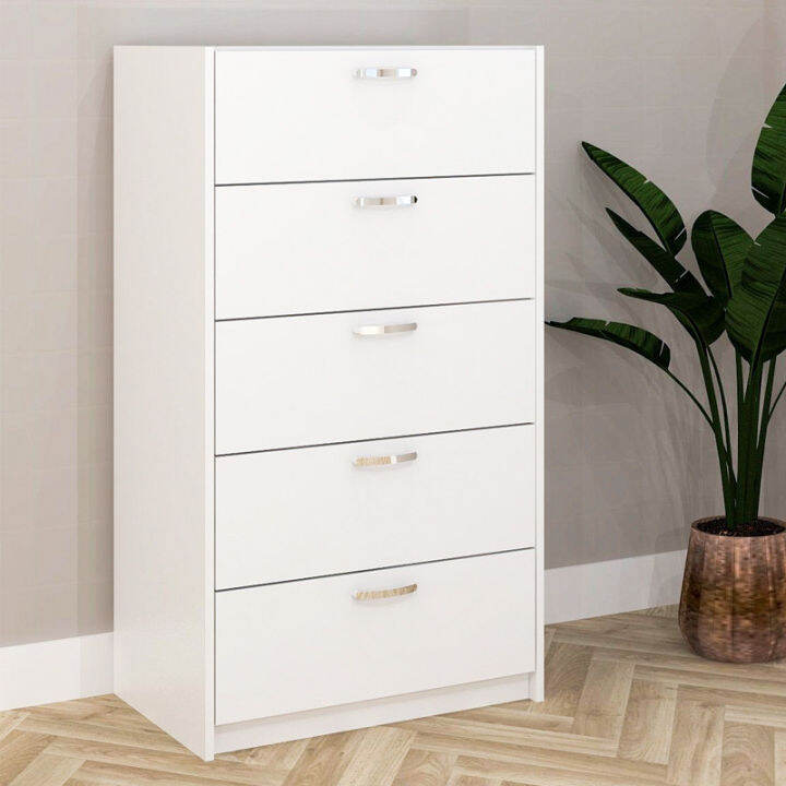 LOFT Living Escot Series 5 Drawers Tall Chest/ Storage Cabinet/Rak Laci ...