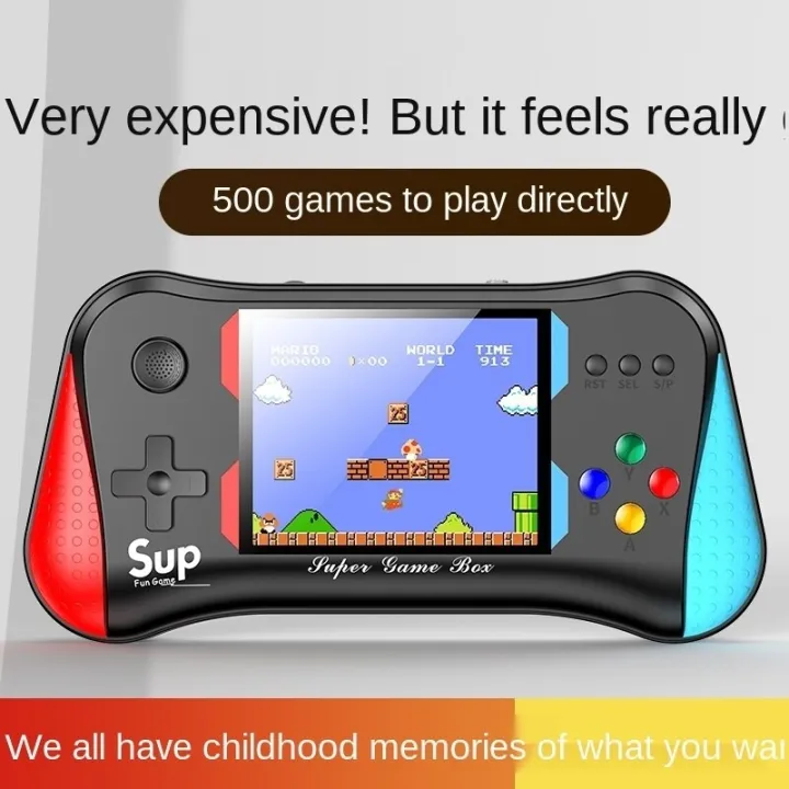 [New upgrade] sup handheld game console mini small portable double ...