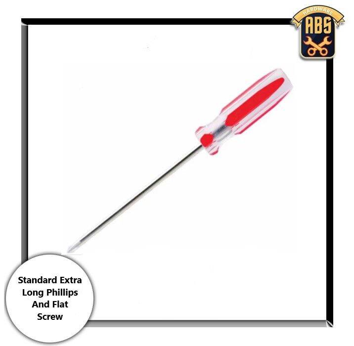 ABS HardwareStandard Extra Long Phillips And Flat Screw Clear Plastic ...