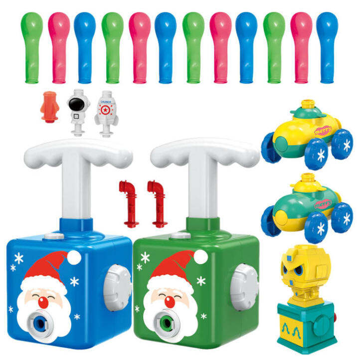 Balloon Car Toy With Pump Fun Inertia Toys With Launch Tower Space ...