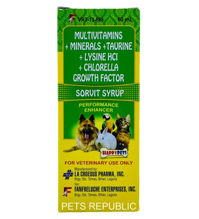 SORVIT SYRUP 120ml Multivitamins Minerals Taurine Lysine Hcl CGF ...