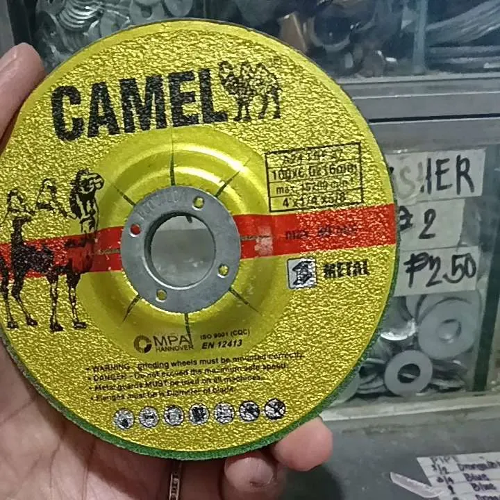 Grinding disc Camel 4"x1/4"x58" | Lazada PH