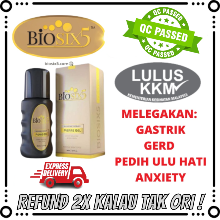 [READY STOCK +100% ORIGINAL HQ] BIOSIX5 PIERRE GEL GASTRIK PEDIH ULU HATI ANXIETY SPECIAL BIO ...