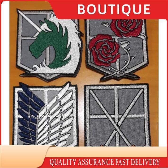 ATTACK ON TITAN PATCHES WITH VELCRO | Lazada PH