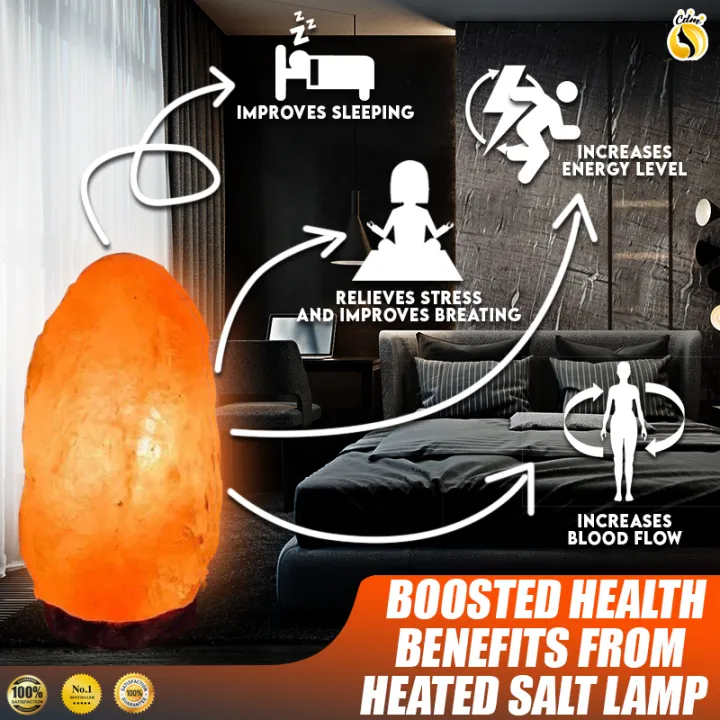 Himalayan Salt Lamp Reduces Stress Increases Blood Flow Boosts ...
