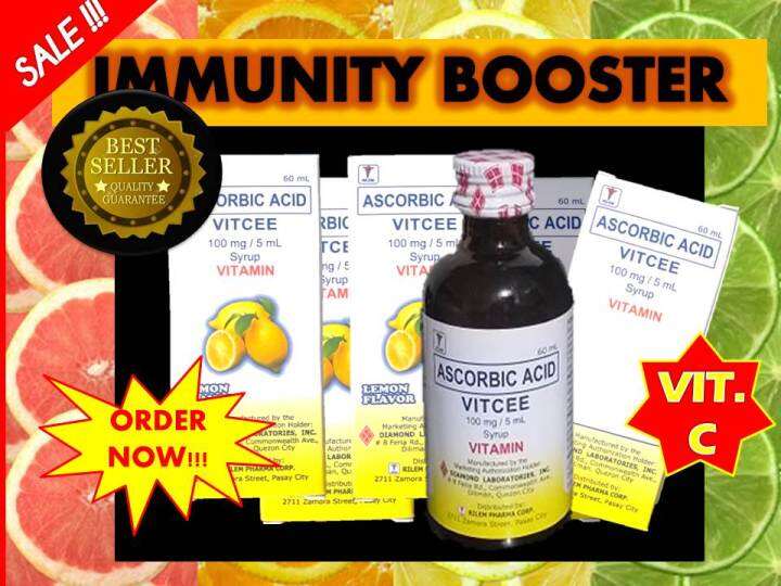 KIDS VITAMIN C ASCORBIC ACID VITCEE 60ml | Lazada PH