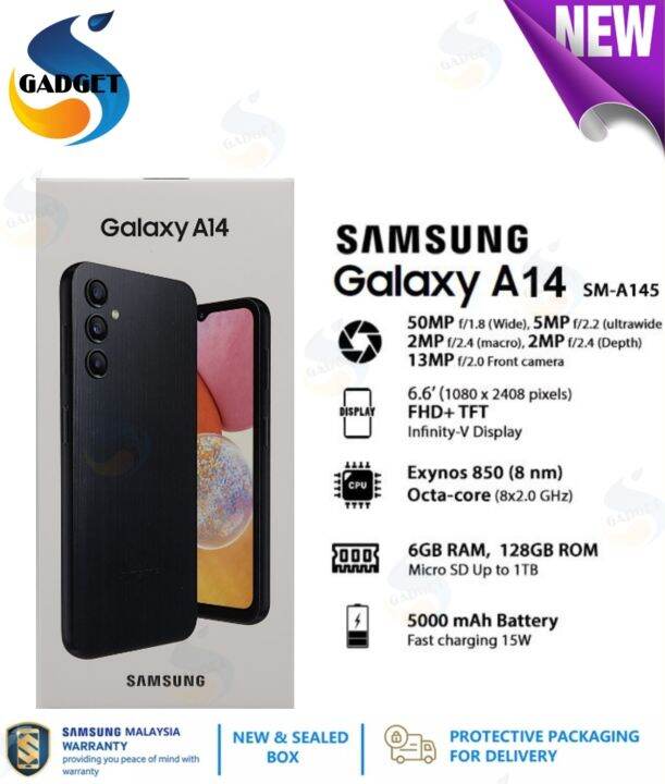 Samsung Galaxy A14 4G LTE (SM-A145) Original By Samsung Malaysia ...