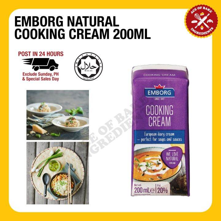 Emborg Natural Cooking Cream 200ml | Lazada