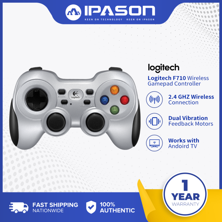 F710 Wireless Gamepad Controller 2.4Ghz Wireless Connection Dual Vition ...