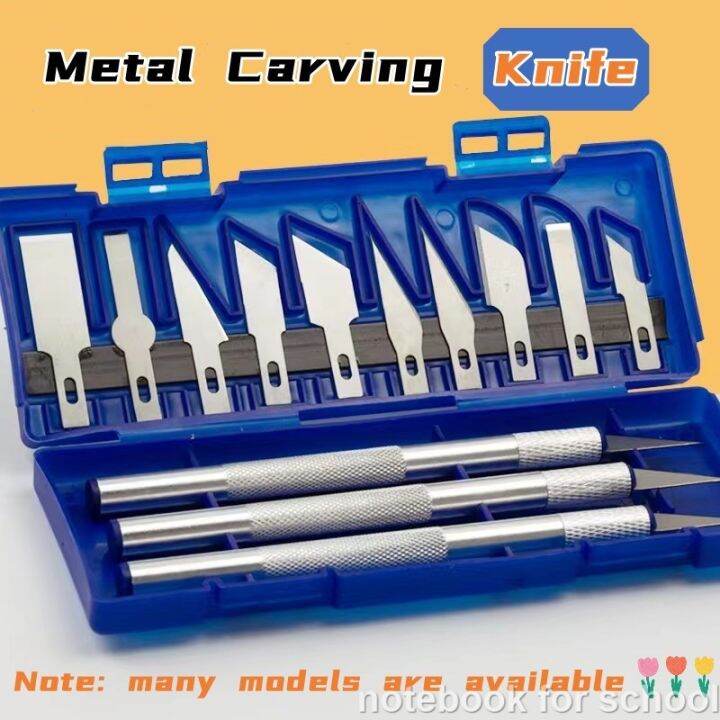 Metal Carving Knife Hand-made Rubber Stamp Film Cutter Carve Chisel ...