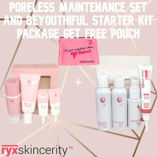 Ryx Skincerity Poreless Maintenance Set and Beyouthiful Starter Kit ...