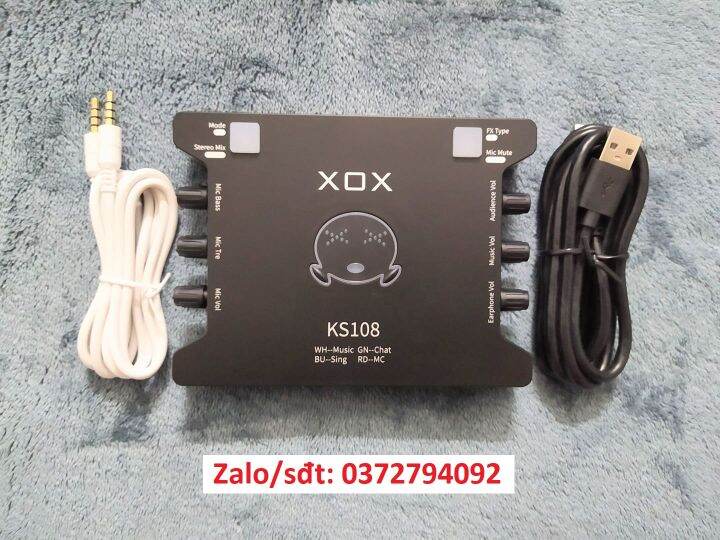 SOUND CARD KS108 - PHIÊN BẢN TIẾNG ANH CỦA K10 | Lazada.vn