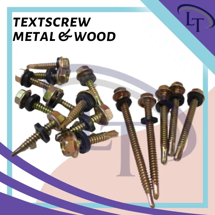 LEYTON DEPOT TEX SCREW METAL & WOOD ALL SIZE ARE AVAILABLE (SOLD PER ...