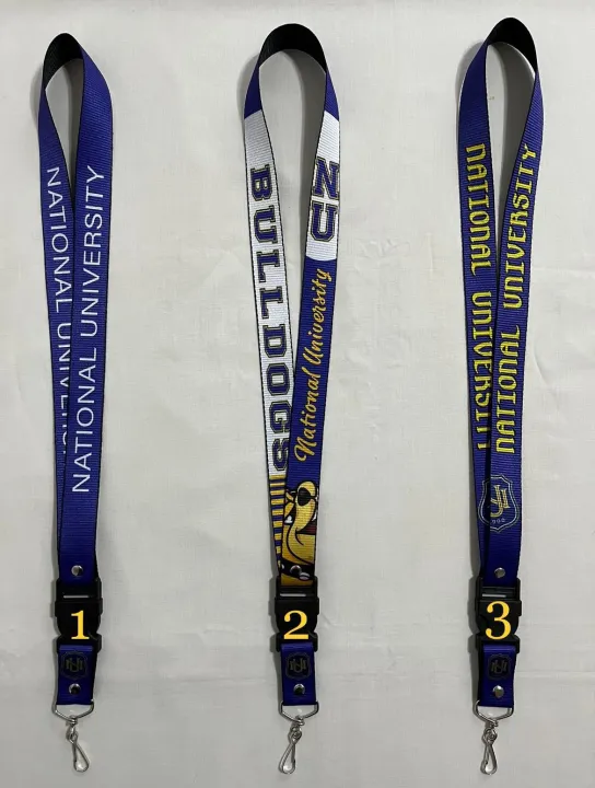 NU NATIONAL UNIVERSITY ID LACE LANYARD SLING ID HOLDER | Lazada PH