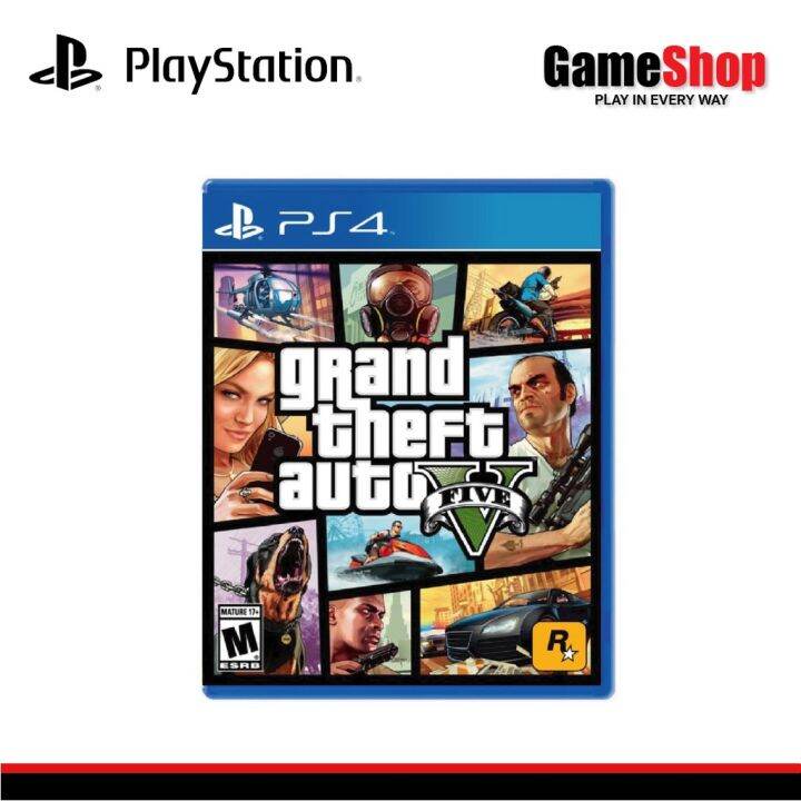 PS4 Game : Grand Theft Auto V (GTA) - แผ่นเกมส์ Grand Theft Auto V (GTA ...