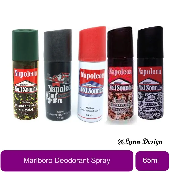 Parfum Deodorant Napoleon / Marlboro Hitam 65 ml_Lynn Design | Lazada ...