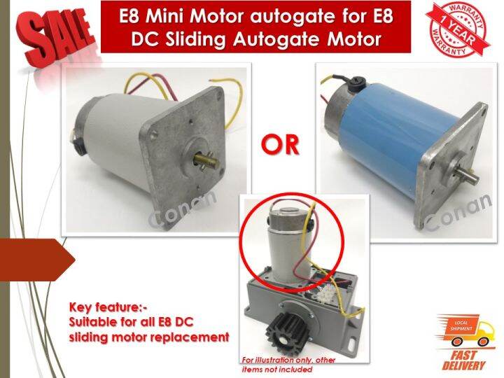 E8 Mini Motor autogate for E8 DC Sliding Autogate Motor | Lazada