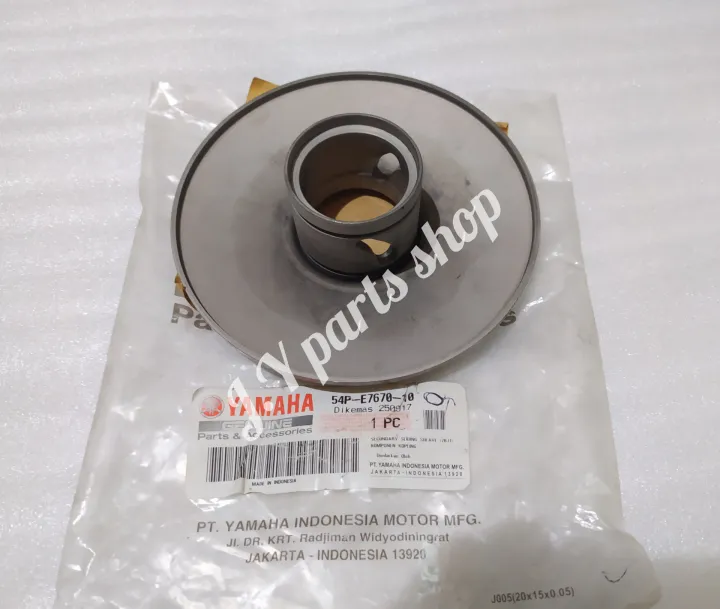 SECONDARY SLIDING PULY PULI PULLY PULLEY CVT ATAS MIO GT SOUL GT 115 TIPE BELAKANG MENONJOL ...