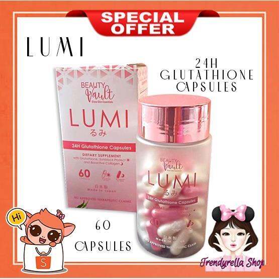 LUMI 24H Glutathione Capsules [ Beauty Vault ] [ 60 Capsules ] | Lazada PH