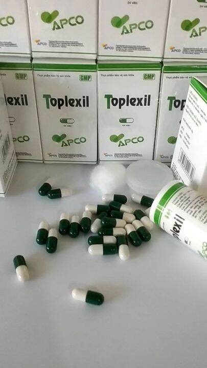 Viên uống TOPLEXIN Hộp 24 viên giúp giảm ho, giảm đờm.[ Thực phẩm bao ...