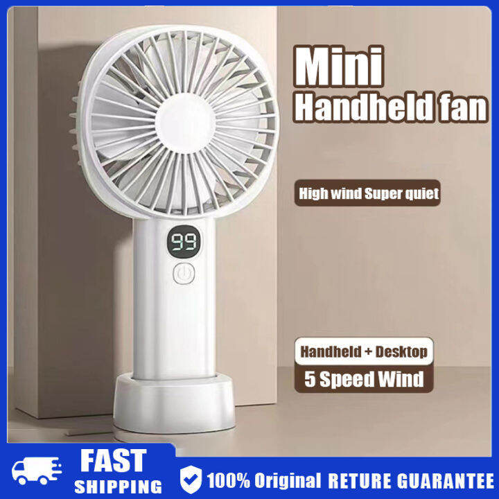 【COD/Original】Mini Usb Handheld Fan Rechargeable Portable Cooling Fan ...