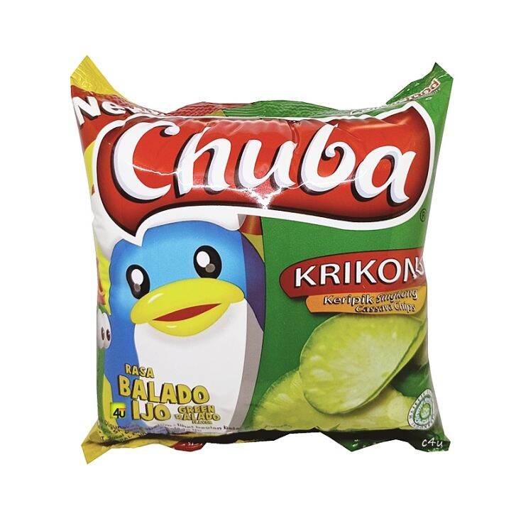 CHUBA Cassava Chips Rasa BALADO IJO - 12 gr MINI | Lazada Indonesia
