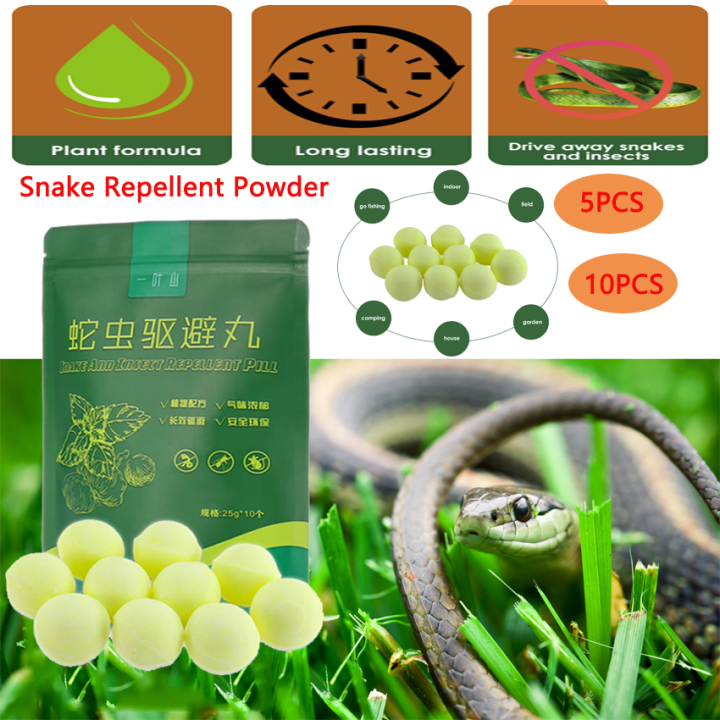 【ในสต็อก】 Realgar Repellent Powder Long-Acting Snake Repellent Pills ...