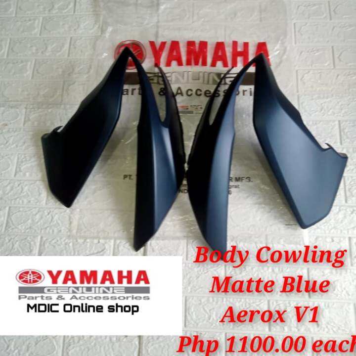 BODY COWLING 1 & 2 MATTE BLUE AEROX V1 YAMAHA GENUINE | Lazada PH