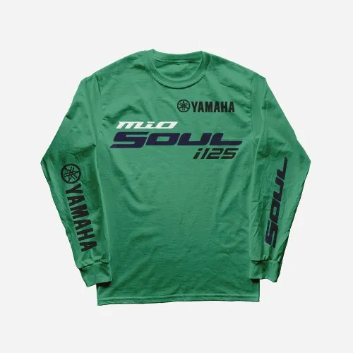 Yamaha MIO Soul 125I Dri fit Long Sleeves Motorcycle Motor bike Jersey ...