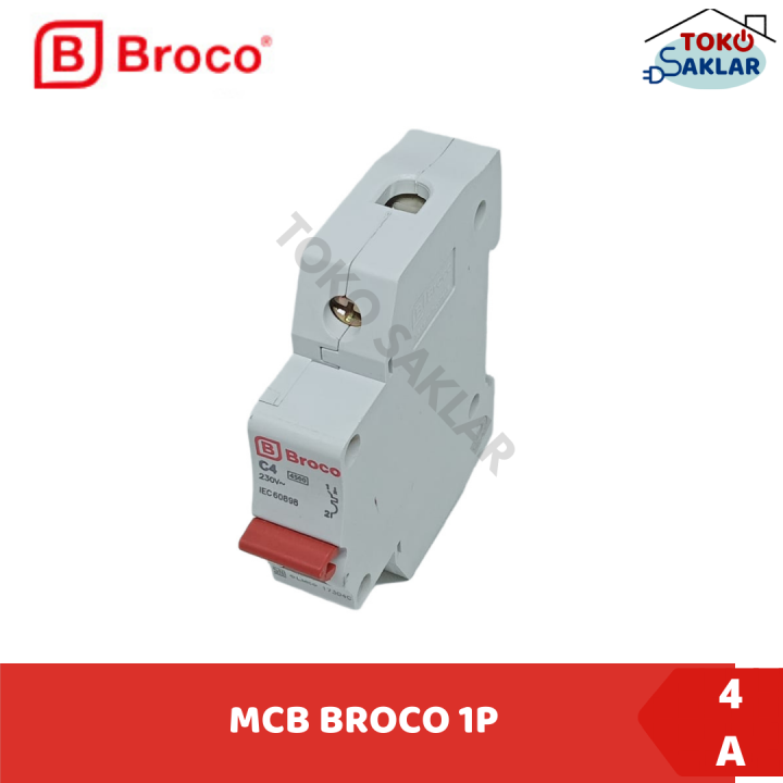 MCB Broco 1P 4A | Lazada Indonesia