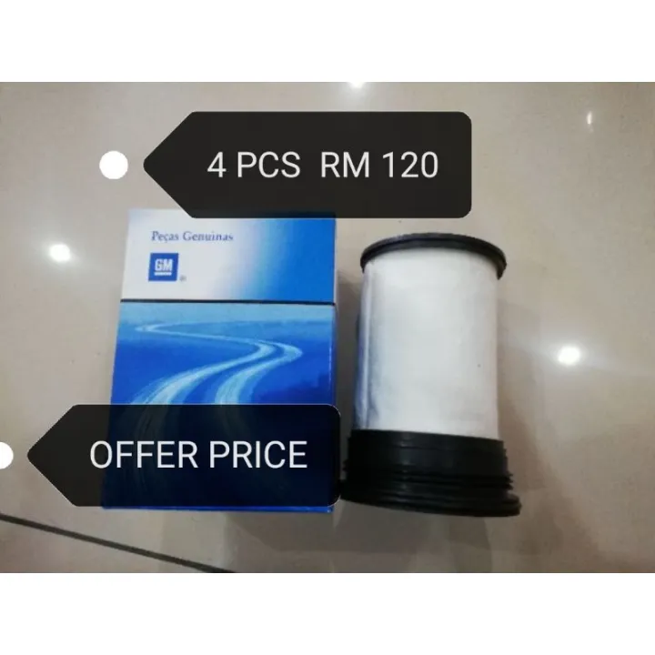 4 pcs CHEVROLET COLORADO DIESEL FUEL FILTER 94771044 | Lazada