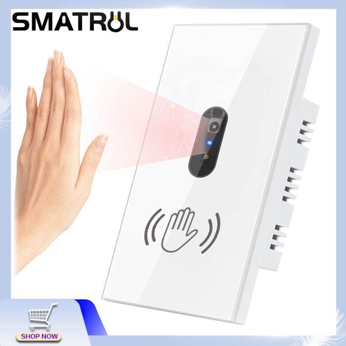 Motion Sensor Switch Non-Touch Sensor Glass Screen Panel On/Off ...
