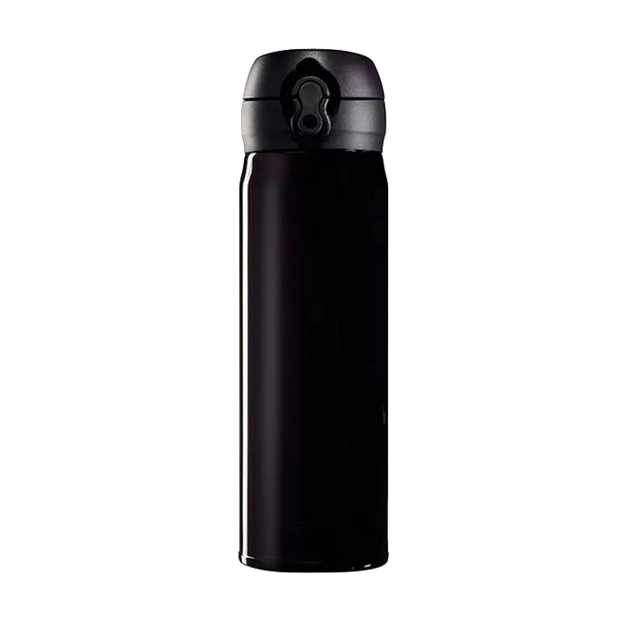 Thermos Botol Minum Tahan Panas 500 Ml Black And White | Lazada Indonesia