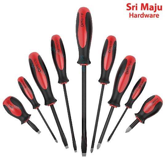MAJU SDST-09 9pcs Screw Driver Set Quality Philips Slotted Flathead ...