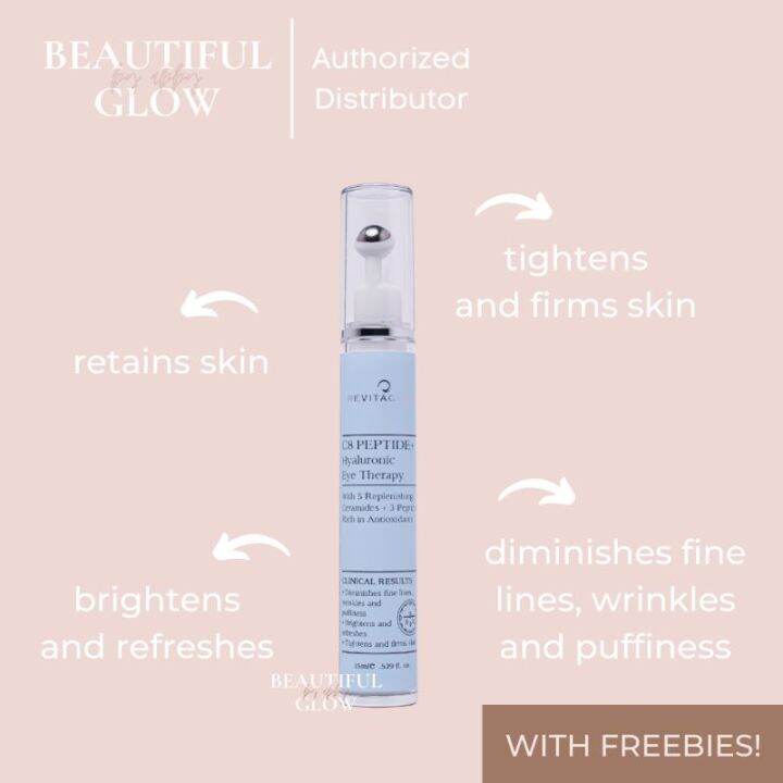 Revitaglow C8 Peptide + Hyaluronic Eye Therapy | Lazada PH