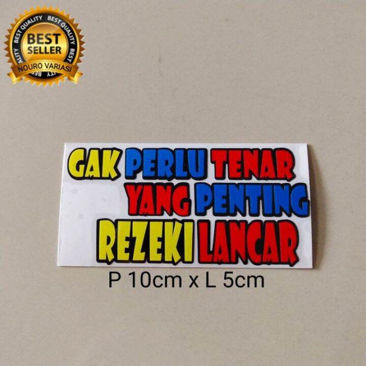 STIKER CUTTING STICKER TUMPUK THAILAND GA PERLU TENAR YANG PENTING ...