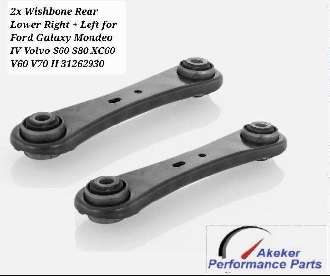 2x Wishbone Rear Lower Right + Left for Ford Galaxy Mondeo IV Volvo S60 ...