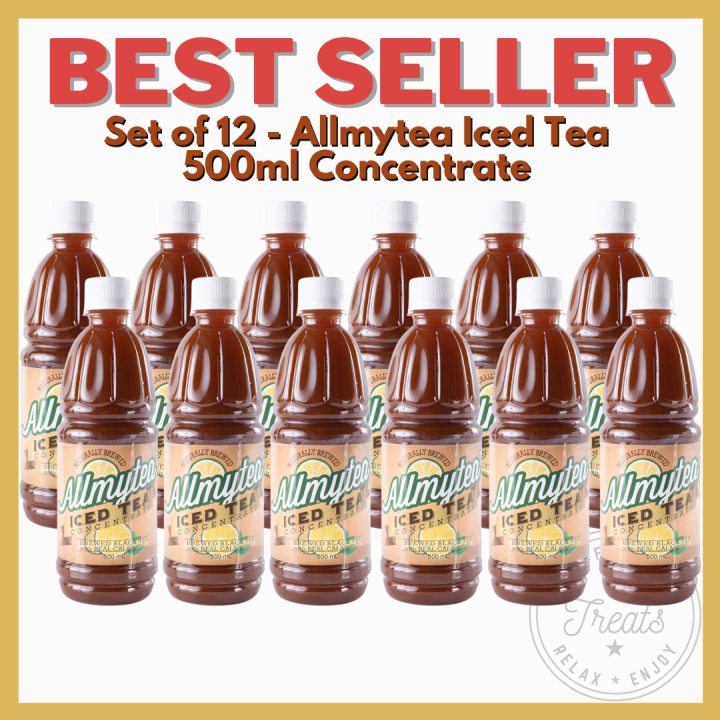 Set of 12 - Best Selling Iced Tea AllMyTea Naturally Brewed Iced Tea ...