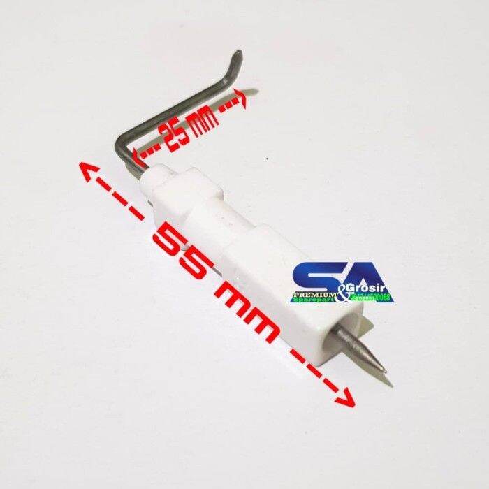 Busi Jarum Pemantik Pematik Elektroda Electrode Keramik Ceramic Gas LPG ...
