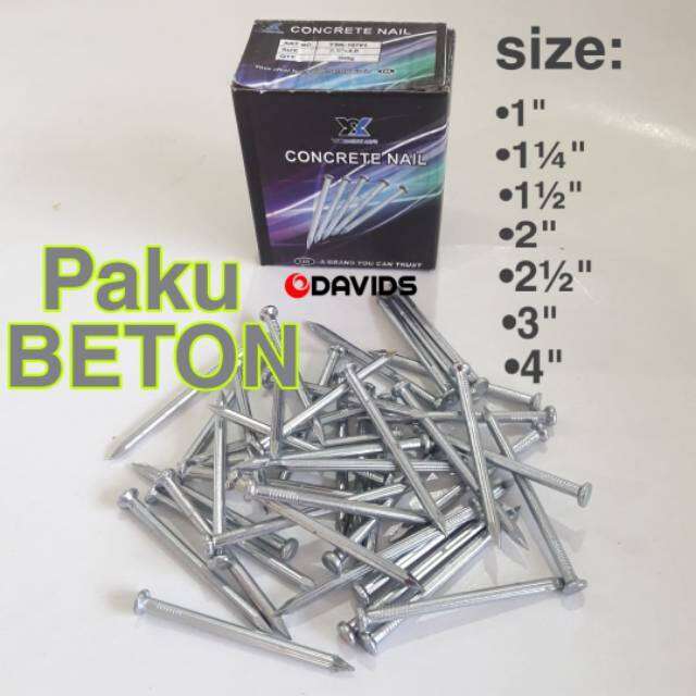 Paku Beton Tembok Dinding Cor Putih | Lazada Indonesia