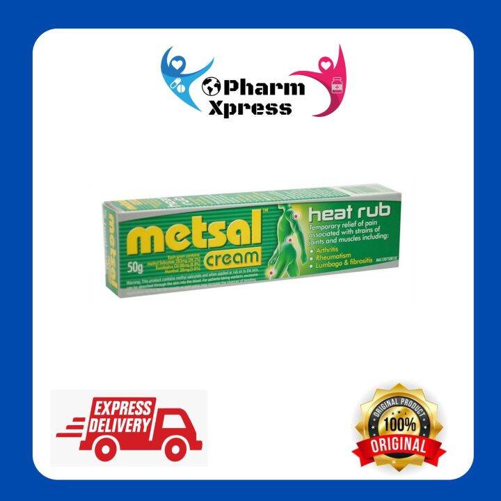 Metsal Cream 50g (heat rub) | Lazada