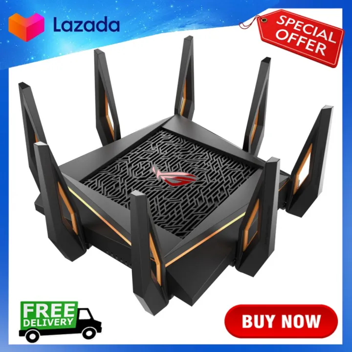 🩸Hot Sales ️ ️ ROUTER (เราเตอร์) ASUS ROG RAPTURE GT-AX11000 - AX11000 ...