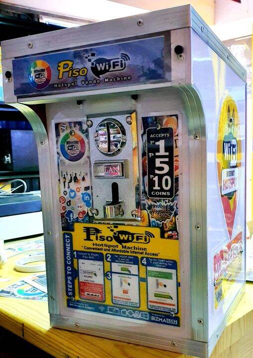 Piso Wifi Vendo with Eload 2n1 Unli Users Canopy Type Machine. Package ...