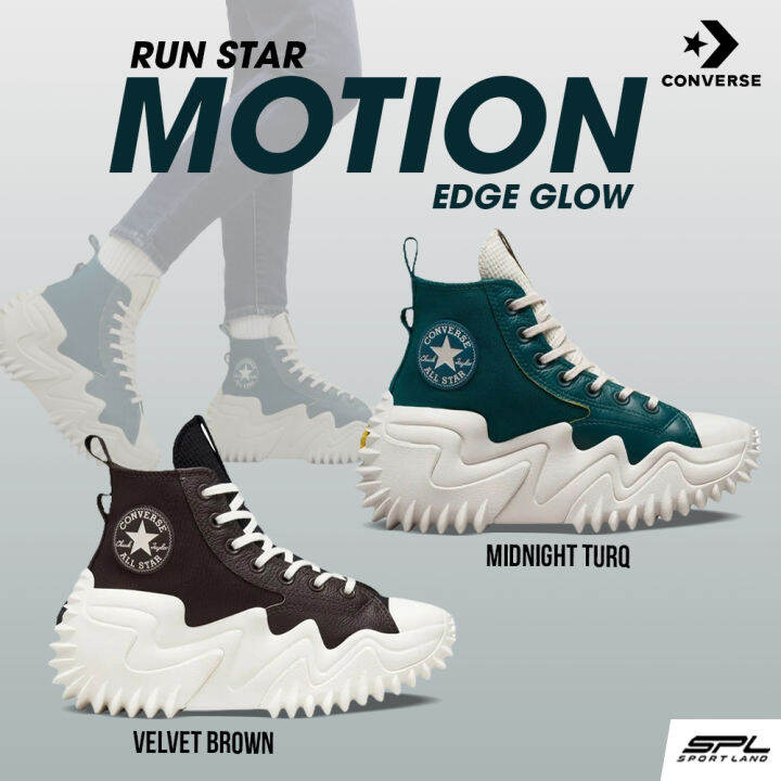 Converse Collection คอนเวิร์ส รองเท้าผ้าใบ รองเท้าแฟชั่น UX Run Star Motion Edge Glow HI ...