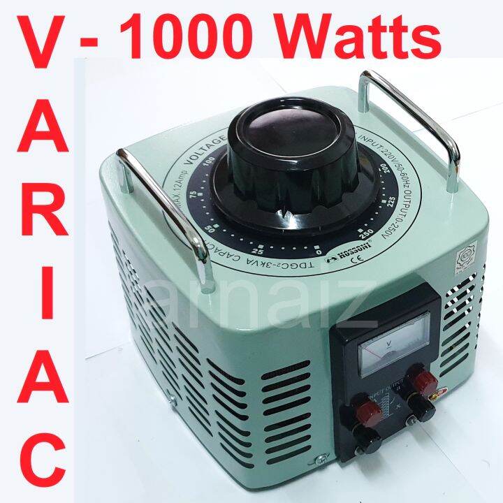 Hossoni Variac Variable Transformer Voltage Regulator TDGC2 1000W 1000VA | Lazada PH