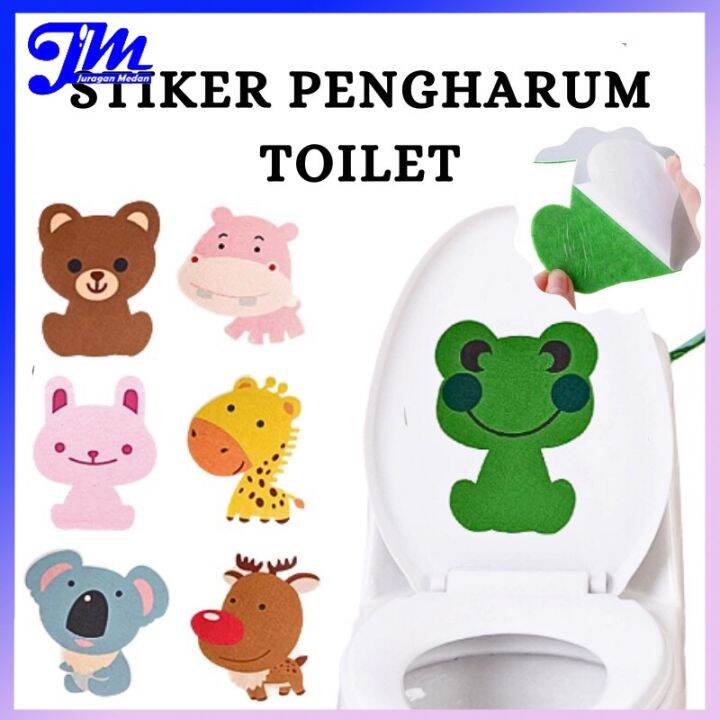 Stiker Pewangi Toilet Anti Bau Stiker Tempel Pengharum Ruangan Bentuk ...