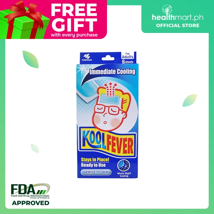 KoolFever (2 sheets) Cooling Gel Sheets | Fever Relief Patches for ...