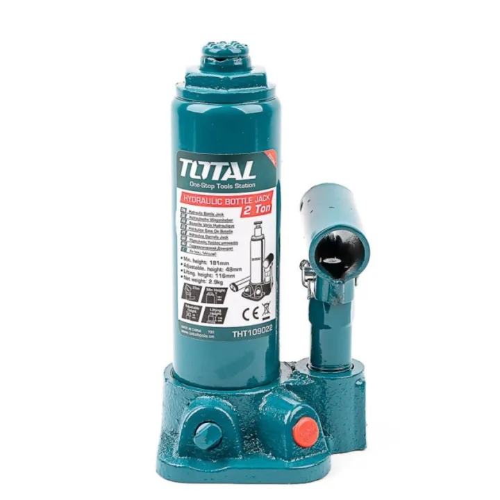 TOTAL TOOLS BOTTLE JACK 2 TON THT109022 | Lazada PH