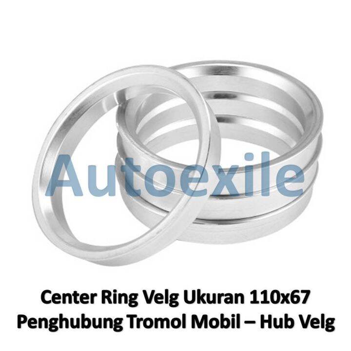 Center Ring Velg 110x67 Cincin Hub Centering Bore Racing Anti Getar ...